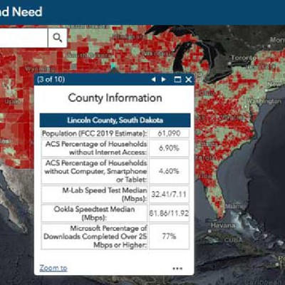 NTIA’s interactive map visualizes digital divide - Route Fifty