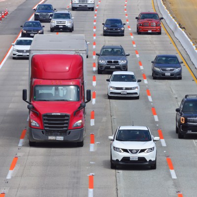 States Experiment With Orange Highway Striping in Work Zones - Route Fifty